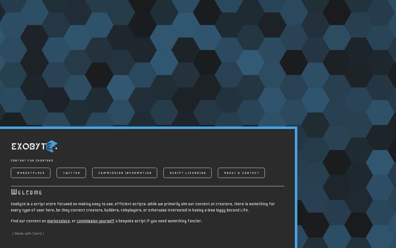 [exobyte] - Content for Creators
